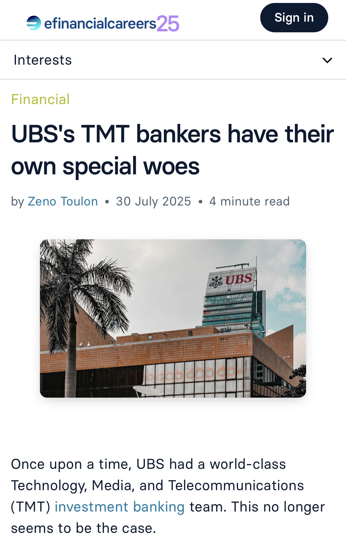 What are the good groups at UBS in 2025? | Wall Street Oasis