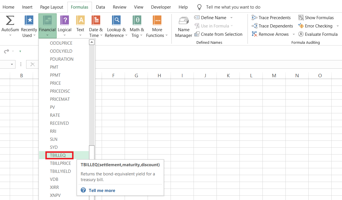 TBILLEQ Function - Formual, Examples, How to Use TBILLEQ | Wall Street ...