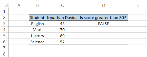 False Function - Formula, Examples, How to Return FALSE in Excel | Wall ...