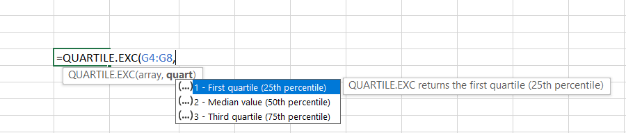 QUARTILE Function - Formula, Examples, How to Use Quartile | Wall ...