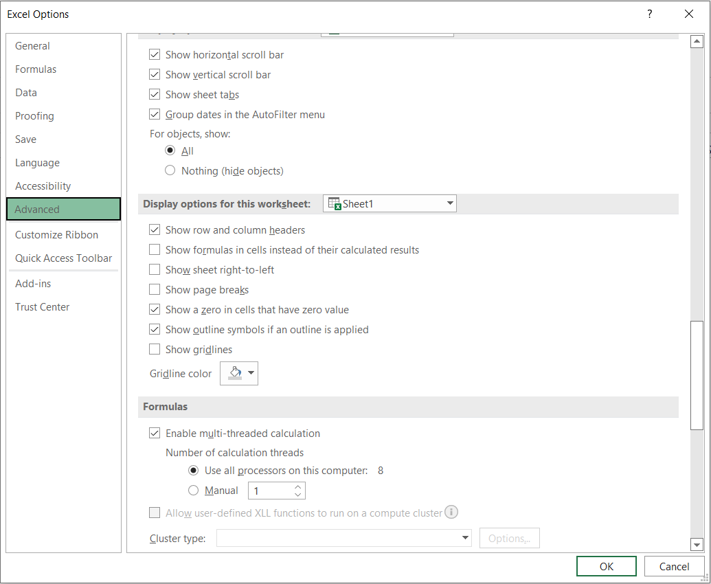 Gridlines in Excel - Overview, How To Remove, How to Change Color ...