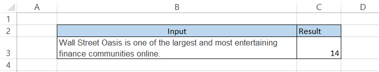 LEN Function - Formula, Examples, How to Use LEN Function | Wall Street ...
