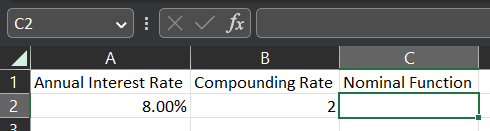 NOMINAL Function - Formula, Examples, How to Use | Wall Street Oasis