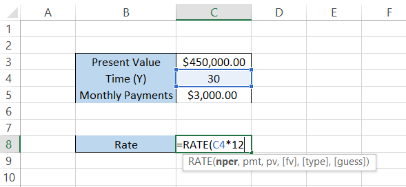 RATE Function - Formula, Examples, How to Use RATE Function | Wall ...