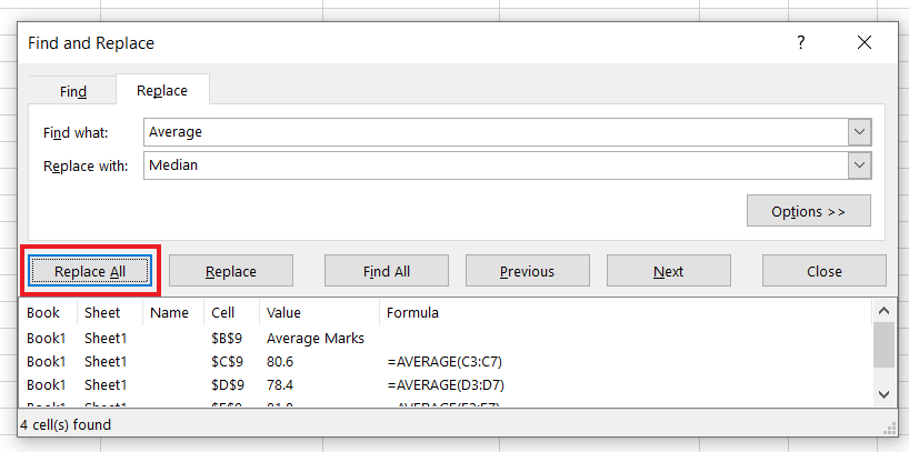 How To Search In Excel How To Easily Find And Replace In Excel Wall 7888