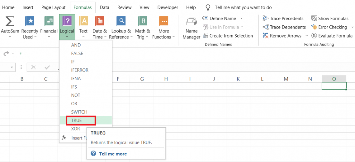 TRUE Function - Formula, Examples, How to Use TRUE in Excel | Wall ...