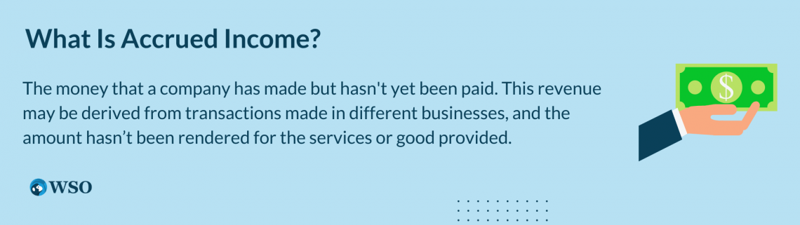 Accrued Income - Income Recognized Before Cash is Received | Wall ...