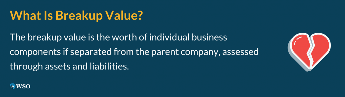 Breakup Value - Definition, Uses, How To Calculate | Wall Street Oasis