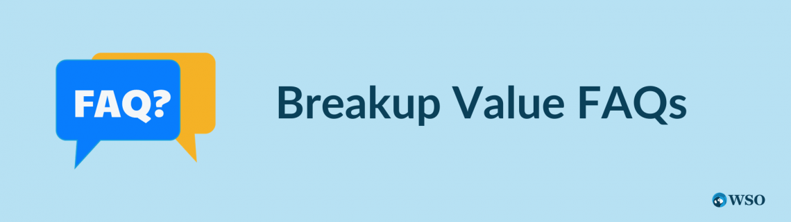 Breakup Value - Definition, Uses, How To Calculate | Wall Street Oasis