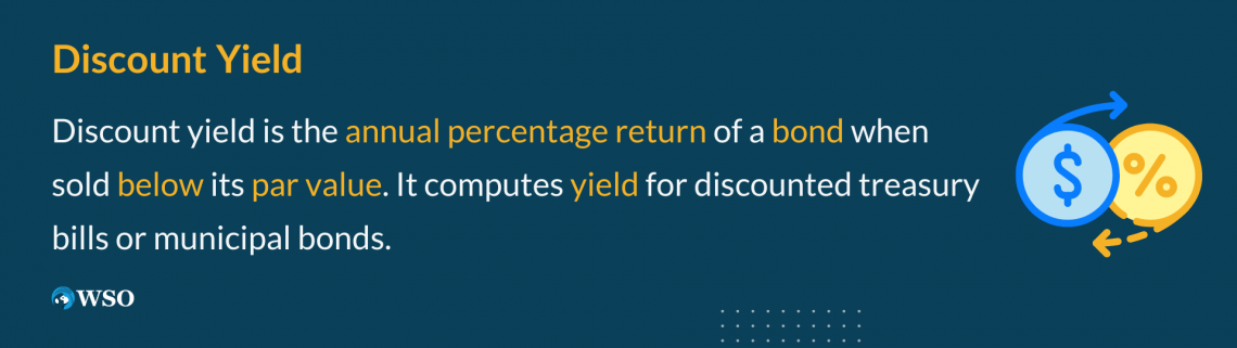 Discount Yield - Overview, How To Calculate, Usage | Wall Street Oasis