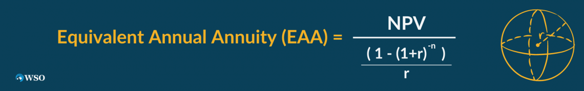 Equivalent Annual Annuity (EAA) - Overview, Formula, Example | Wall ...