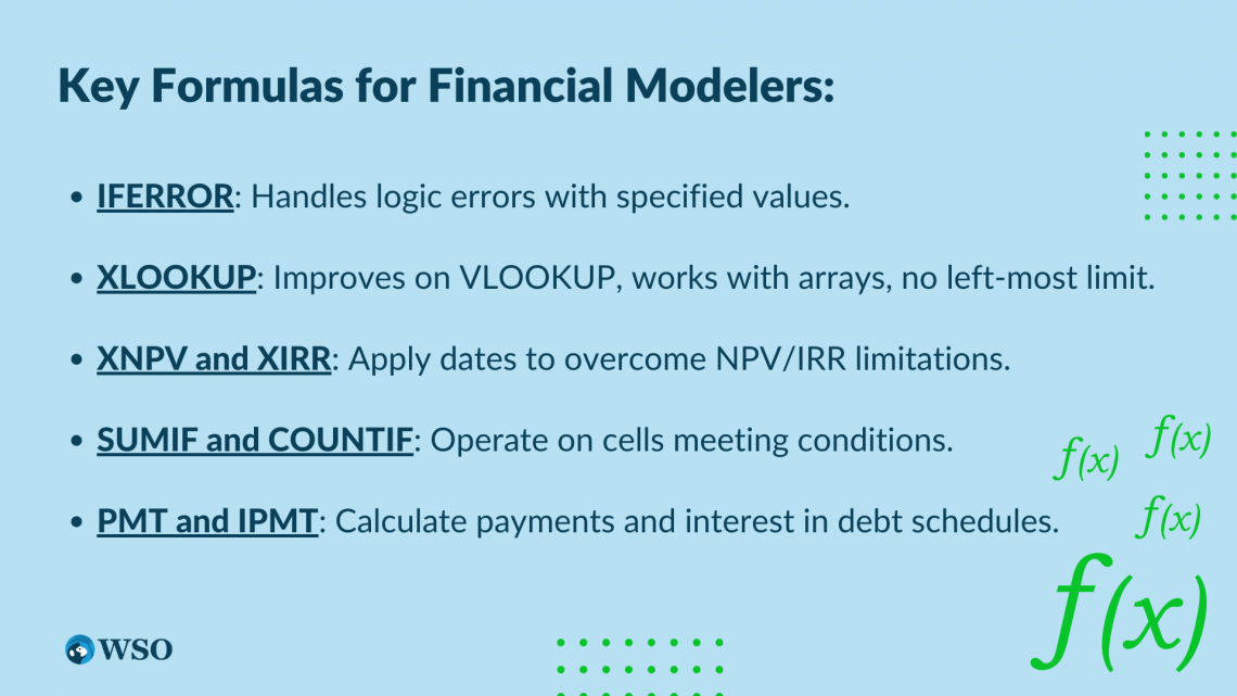 Excel Modeling Best Practices | Wall Street Oasis