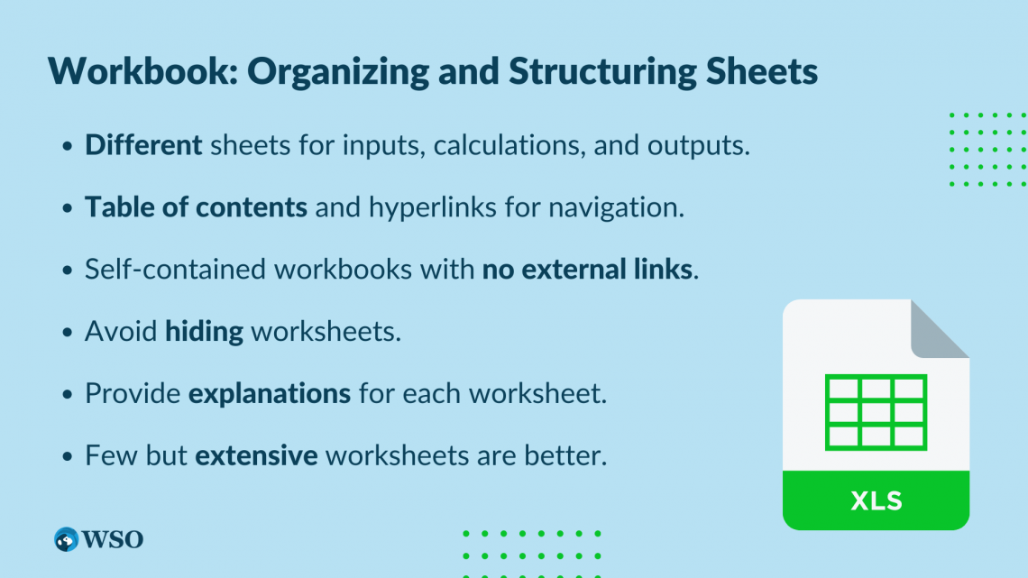 Excel Modeling Best Practices | Wall Street Oasis