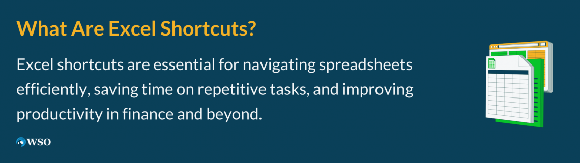 Excel Shortcuts Overview - Why Use Excel Shortcuts, Benefits | Wall ...