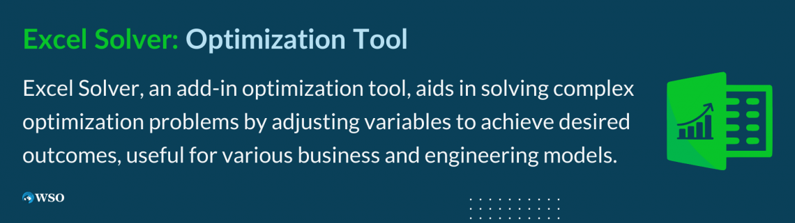 Excel Solver - Overview, How to Use, and Free Template | Wall Street Oasis