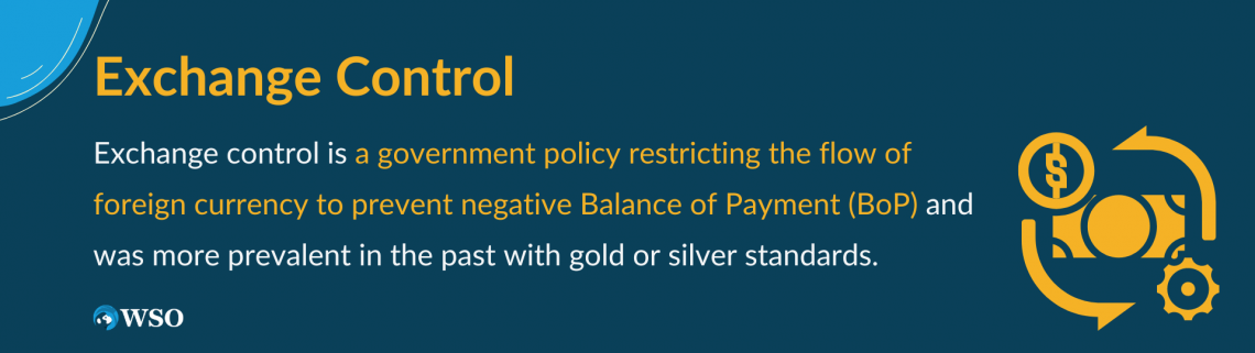 Exchange Control - Overview, How It Works, Objectives | Wall Street Oasis
