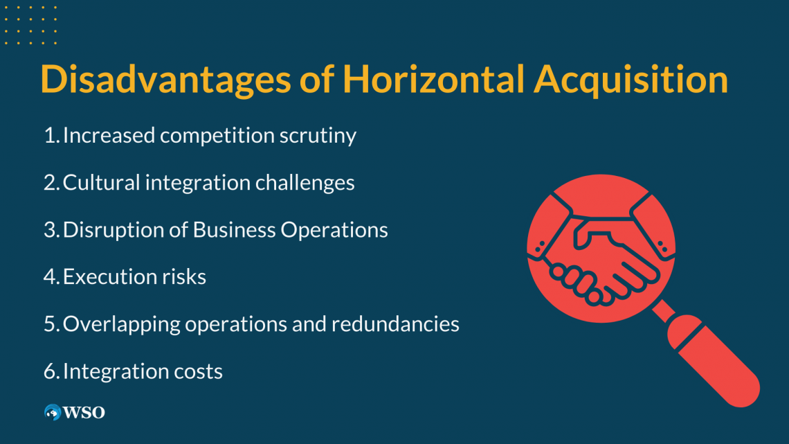 horizontal integration drawbacks