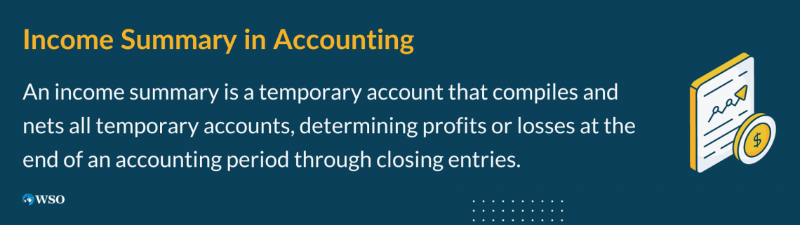 Income Summary - Definition, How to Close, and Example | Wall Street Oasis