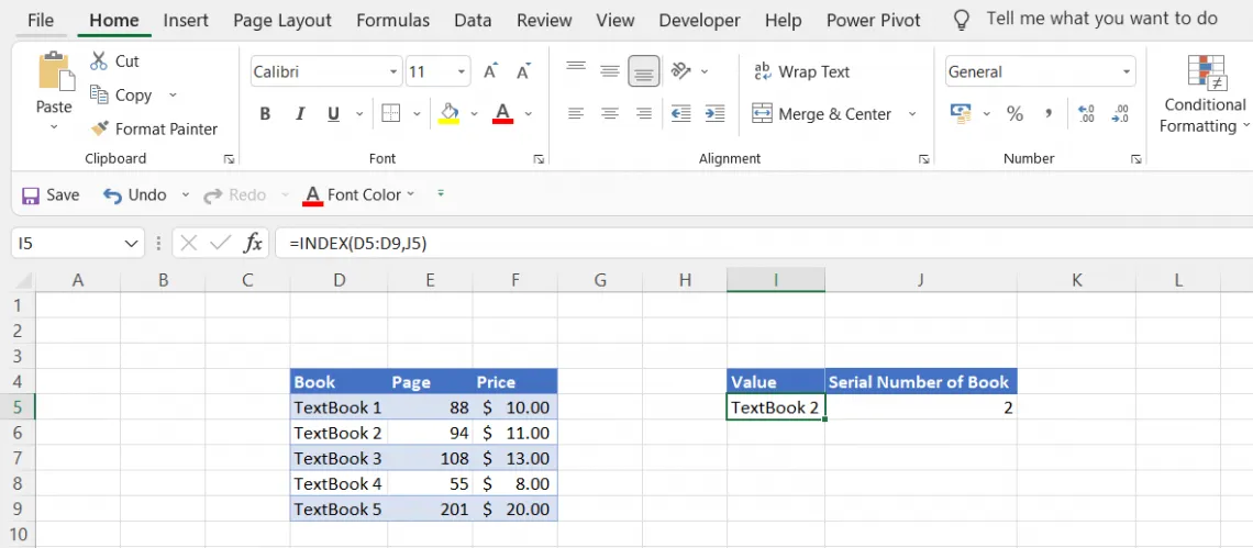 index match excel example