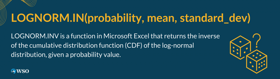 Lognormal Distribution Excel Formula Examples How To Use Wall