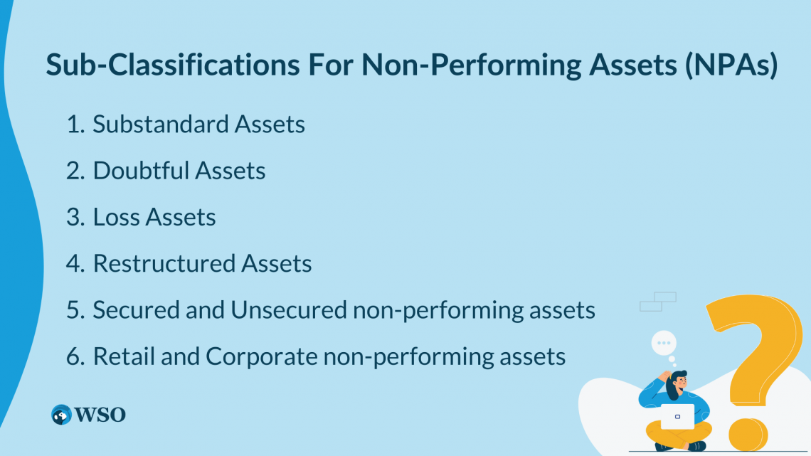 Non-Performing Asset - Definition, Sub-Classifications, How It Works | Wall Street Oasis