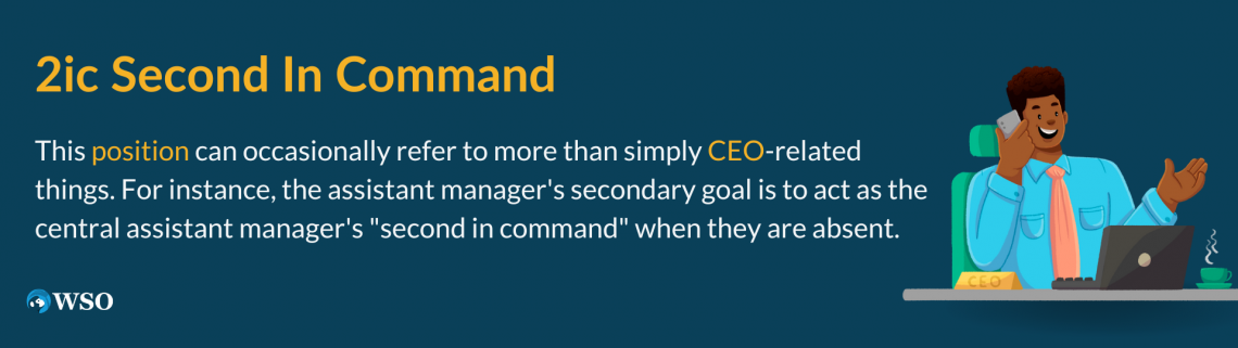 2ic - Importance of the "Second in Command" at a Company | Wall Street ...