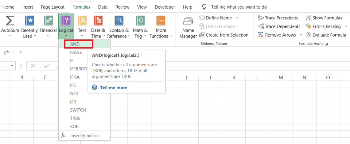 And Function Formula Examples How To Use And In Excel Wall Street