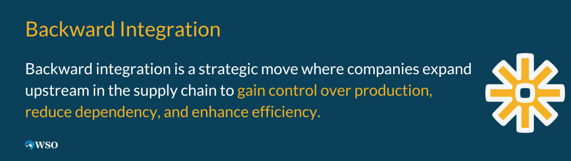 Backward Integration - Overview, How It Works, Advantages | Wall Street ...