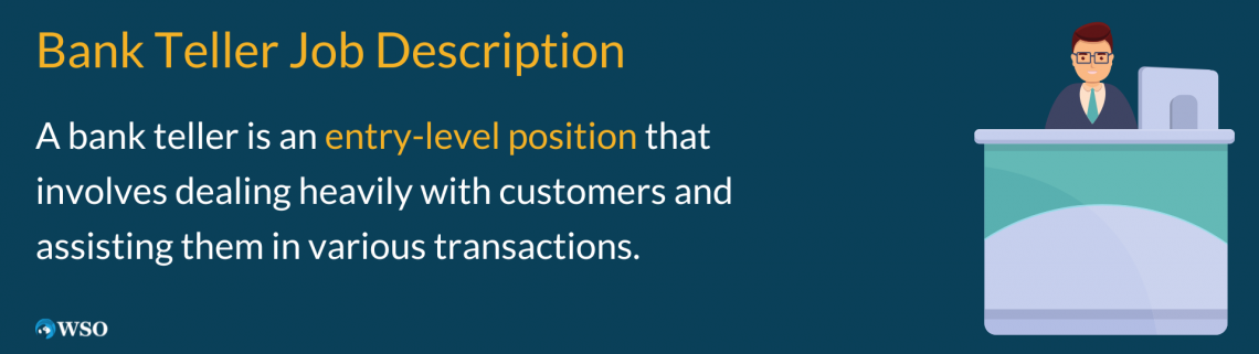 Bank Teller Job Description - Overview, Responsibilities, Skills | Wall ...