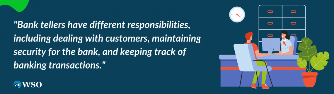 Bank Teller Job Description - Overview, Responsibilities, Skills | Wall ...