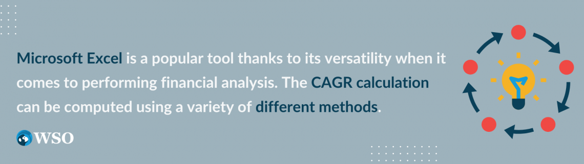 CAGR Formula In Excel - Intro, Tutorial, How to Calculate? | Wall ...