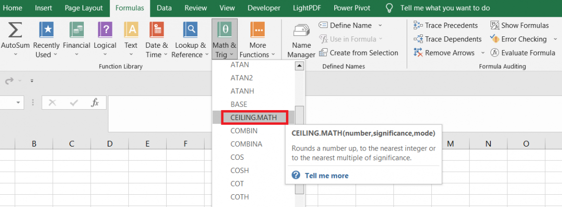 CEILING.MATH Function - Formula, Examples, How to Use | Wall Street Oasis
