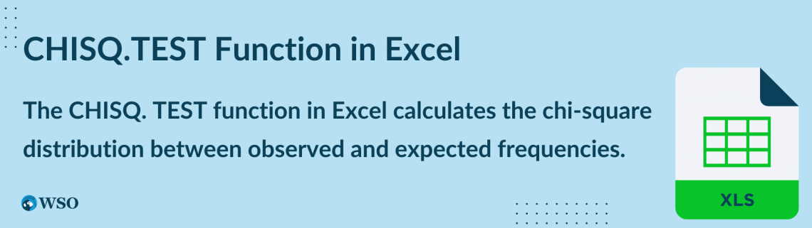 CHISQ.TEST Function - Formula, Examples, How to Use | Wall Street Oasis