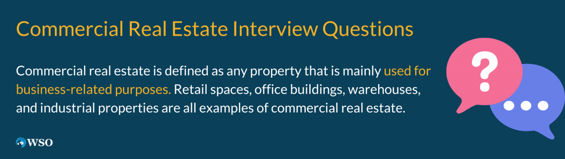 Commercial Real Estate Interview Questions - The Top Commercial Real ...