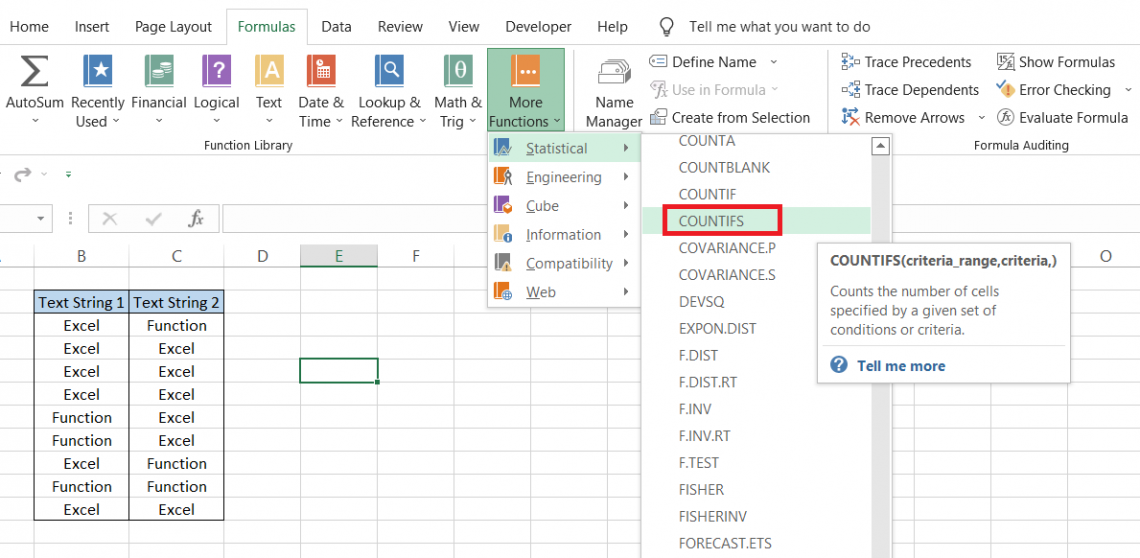 COUNTIFS Function - Formula, Example, Count Multiple Criteria | Wall ...