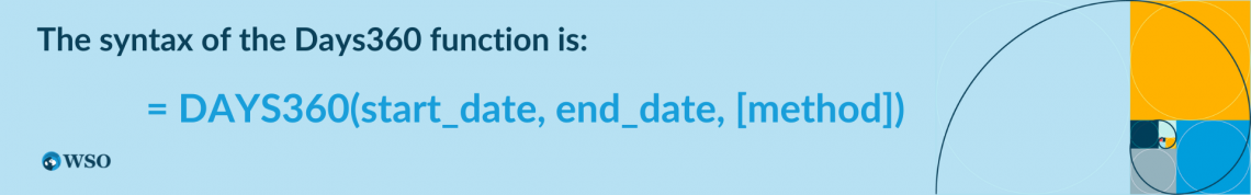 DAYS360 Function - Formula, Examples, How to Use DAYS360 | Wall Street ...
