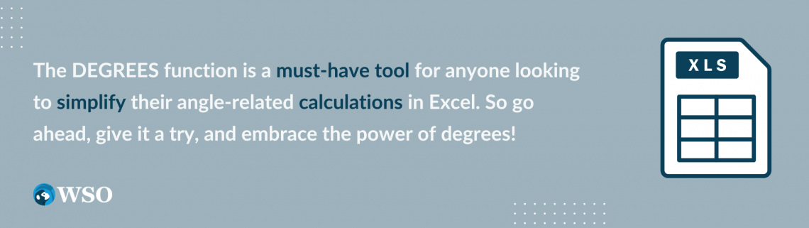 DEGREES Function - Formula, Examples, How to Use | Wall Street Oasis