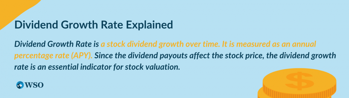 Dividend Growth Rate - Definition, How to Calculate, Example | Wall ...