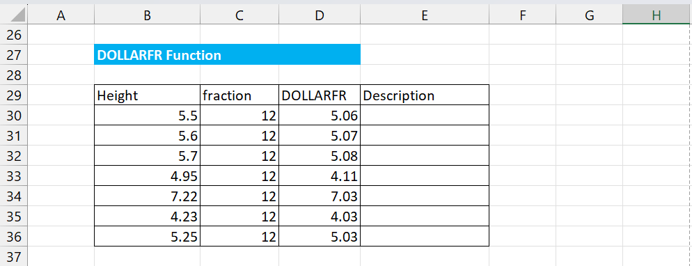 DOLLARFR Function - Formula, Examples, How to Use | Wall Street Oasis