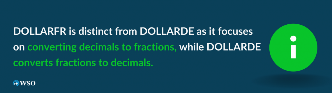 DOLLARFR Function - Formula, Examples, How to Use | Wall Street Oasis