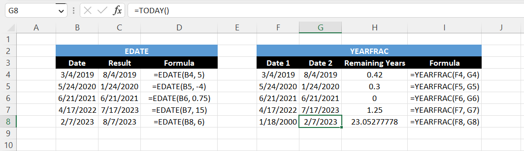EDATE Function - Step-by-Step Guide How to Use EDATE Function | Wall ...