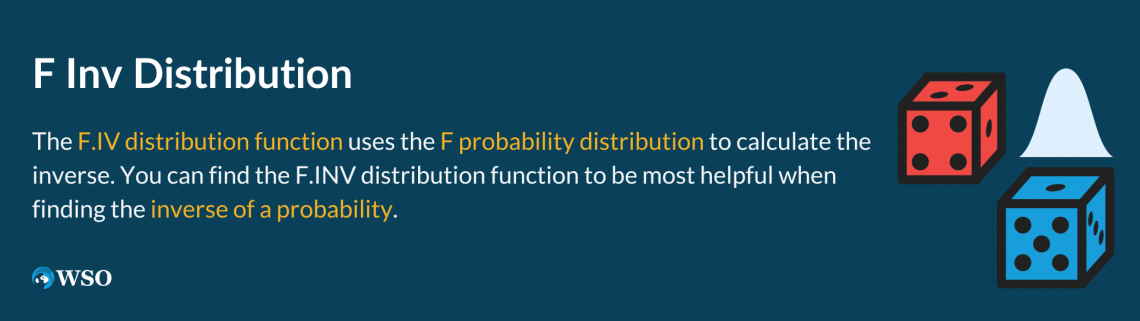 F.INV Function - Formula, Examples, Inverse F Distribution | Wall ...