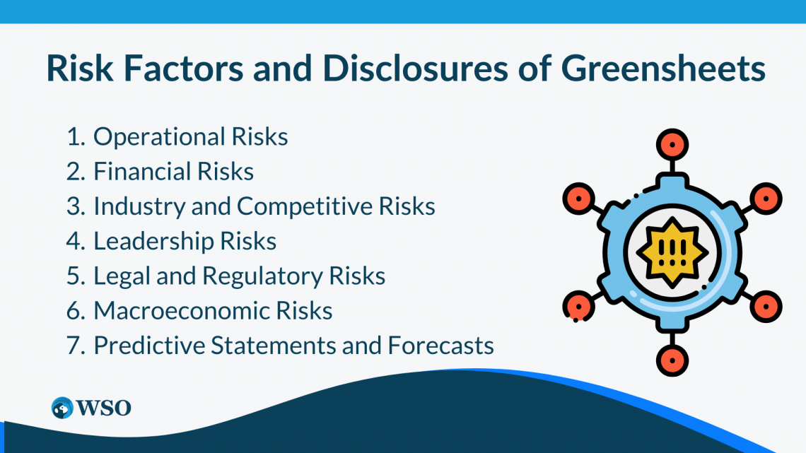 Greensheet - A Marketing Document for Issuing Securities | Wall Street ...