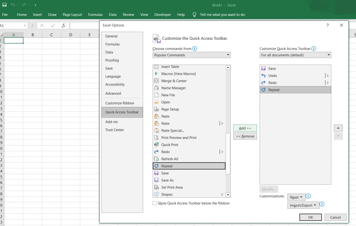 How to Repeat Previous Command in Excel? - Overview, Guide | Wall Street Oasis