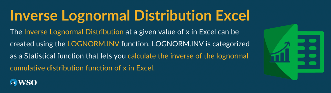 Inverse Lognormal Distribution Excel Formula Examples How To Use Wall Street Oasis