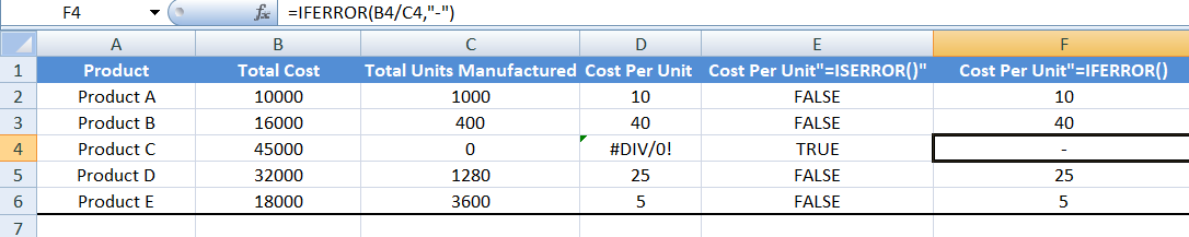 ISERROR Excel - Formula, Examples, How to Use ISERROR | Wall Street Oasis