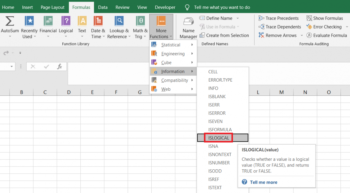 ISLOGICAL Function - Formula, Examples, How to Use The Formula | Wall ...