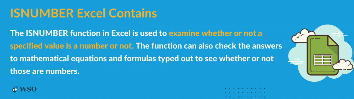 ISNUMBER Function - Formula, Examples, If Excel Contains Number | Wall ...