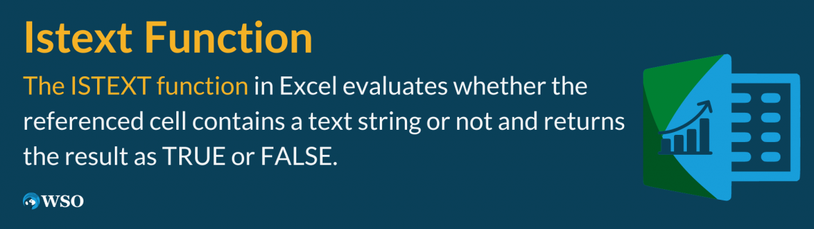 Istext Function Test If A Given Value Is Text Or Not In Excel Wall Street Oasis