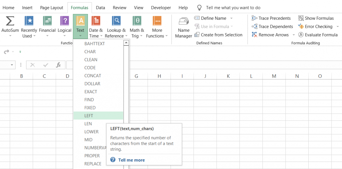 LEFT Function - Formula, Examples, How to Use LEFT Function | Wall ...